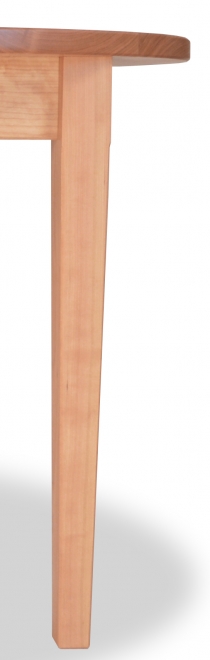 Shaker Round Extension Table-Cherry | Maple Corner Woodworks